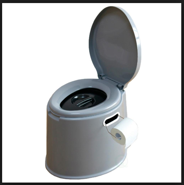 Luggable looportable gallon toilet