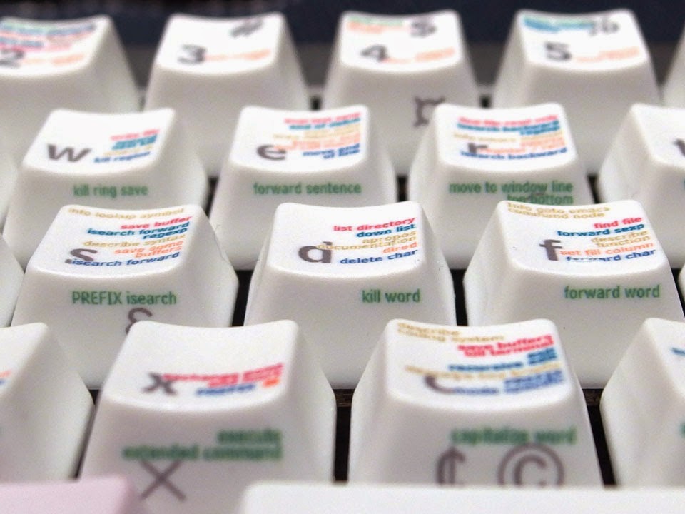 Keycap DIY: Emacs keyboard