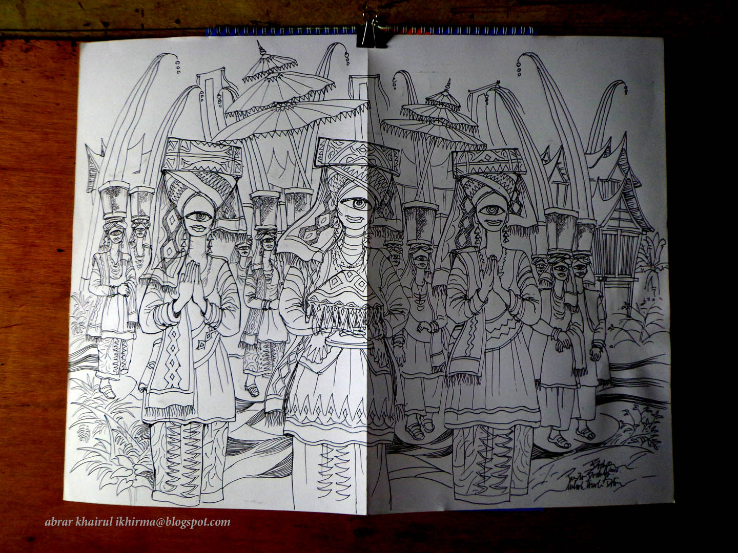 abrar khairul ikhirma: EKSPLORASI SKETSA BODY DHARMA, MAKAN SIANG DI ...