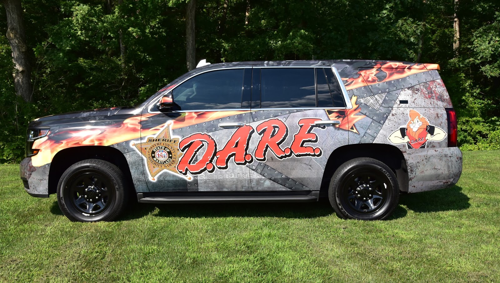 Calvert County Sheriff's Office: NEW SHERIFF'S OFFICE D.A.R.E. VEHICLE!!!