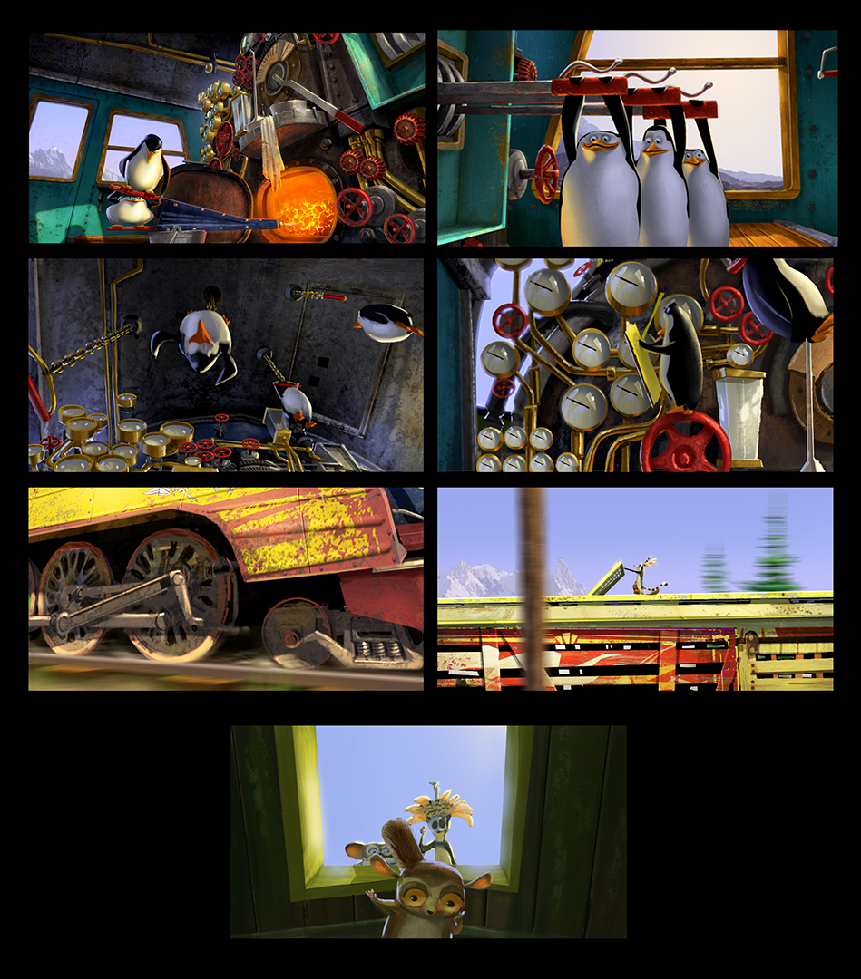 b.lashelle: Madagascar 3 Work