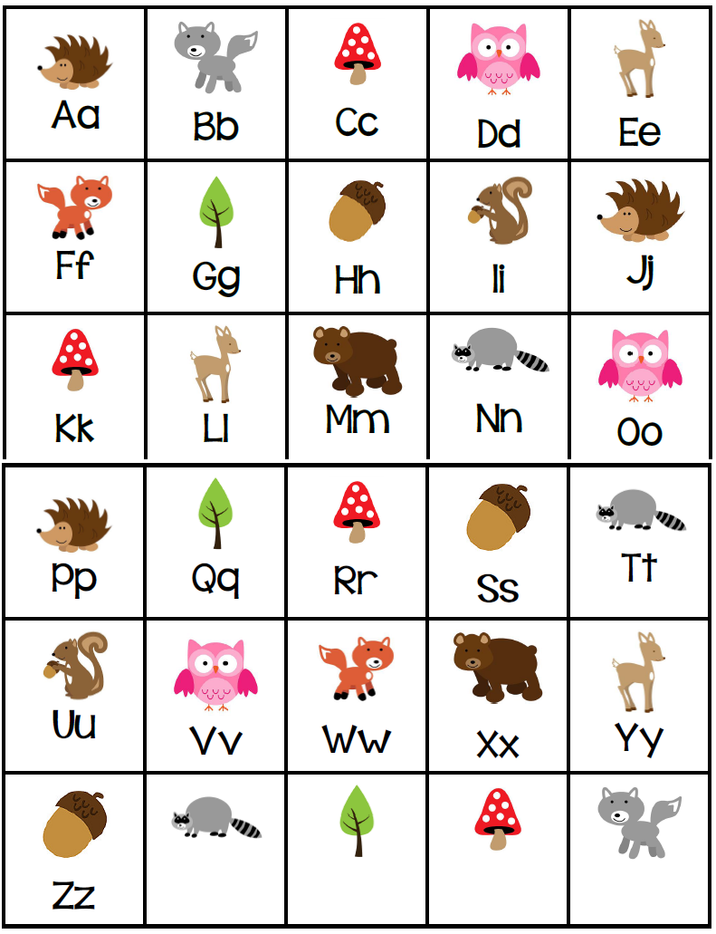 Van Y Preschool Preview: Woodland Animals, Letter E, and a Grocery Store!