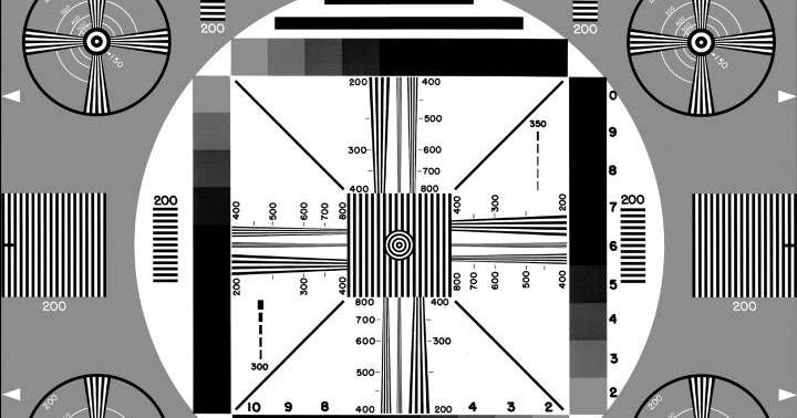Ron's Radio Corner : TV test pattern