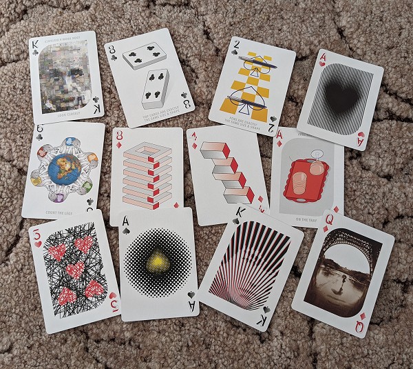 Impossible world site blog: Optical illusion cards