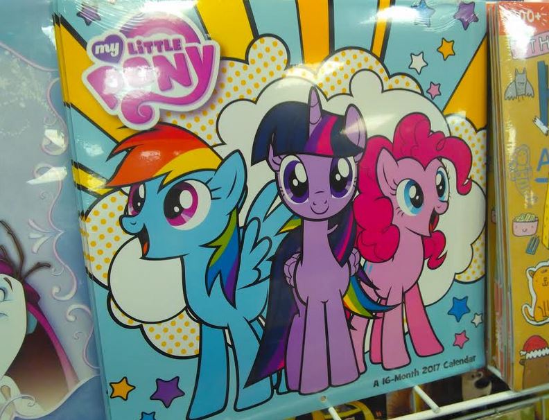 Equestria Daily - MLP Stuff!: 2017 Pony Calendars Appearing in Stores