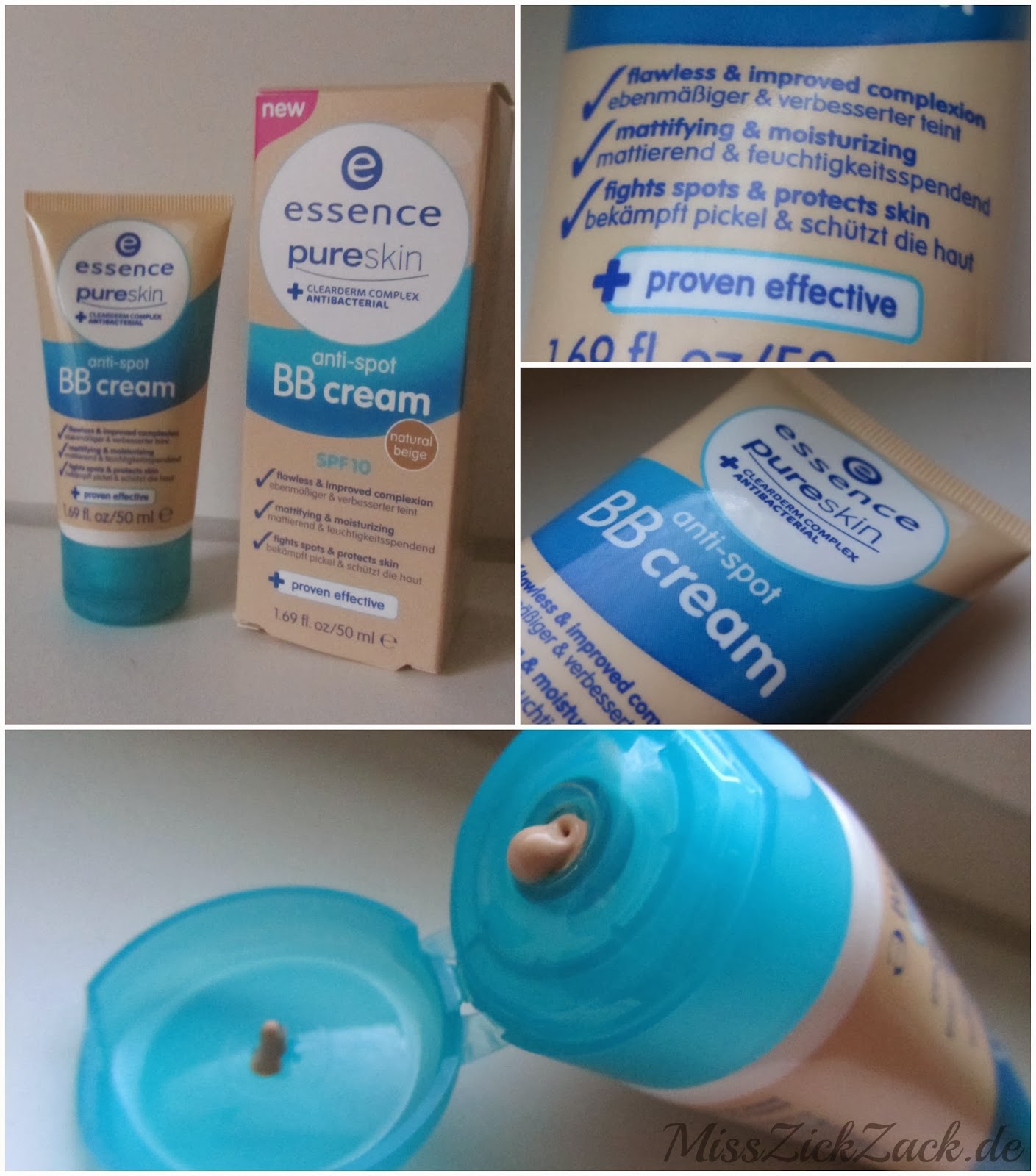 MissZickZack: Essence pure skin || BB Cream & Mattifving Gel Cream ...