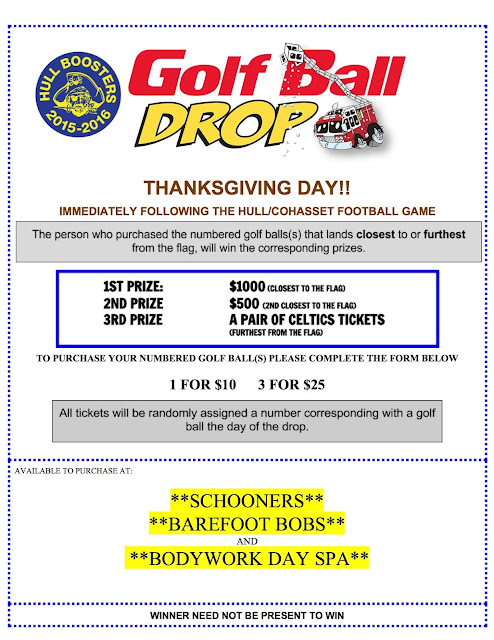 Hull High School Athletics: Boosters' Golf Ball Drop Fundraiser