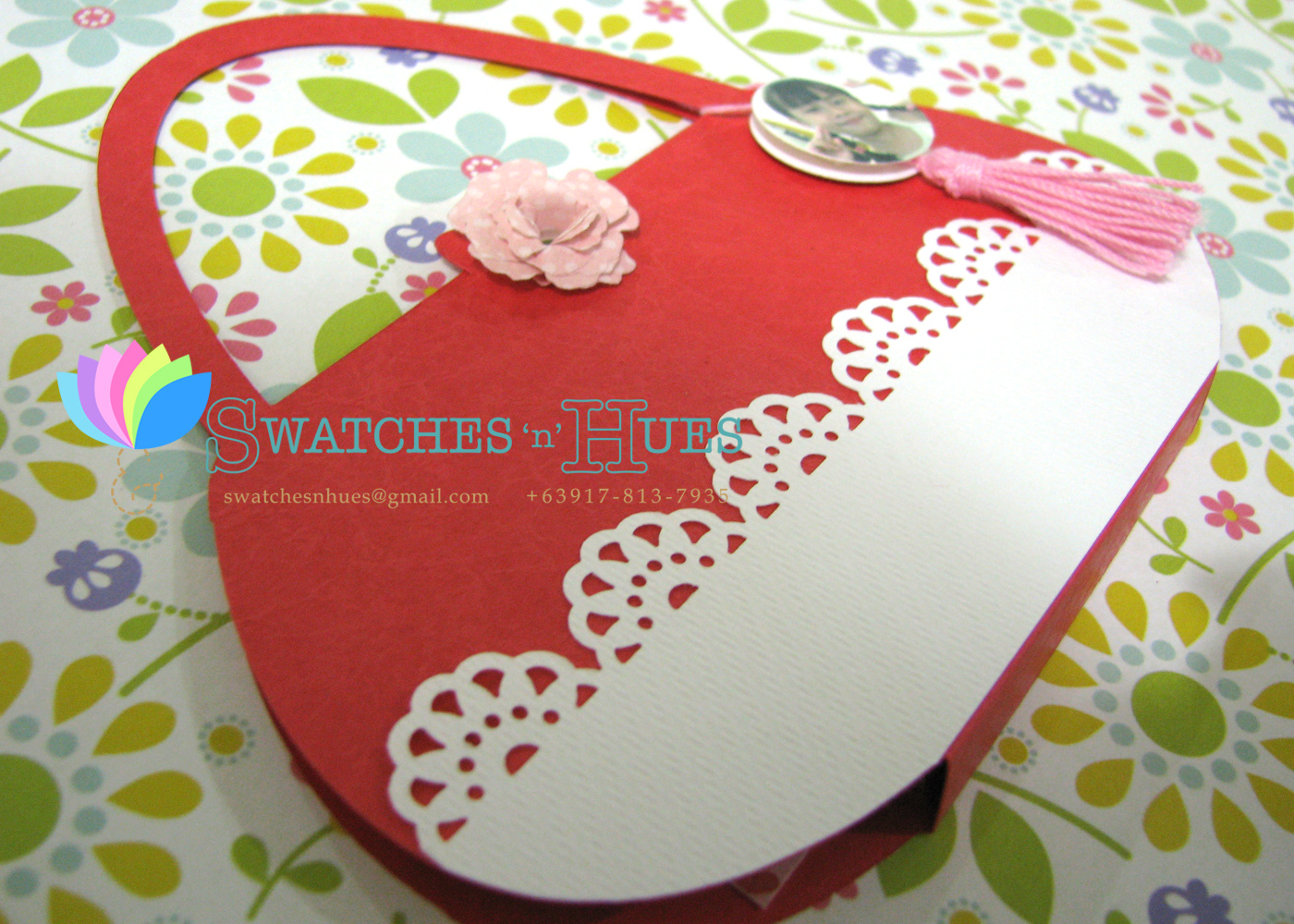 Swatches & Hues : Handmade with TLC: Princess themed purse invitation ...