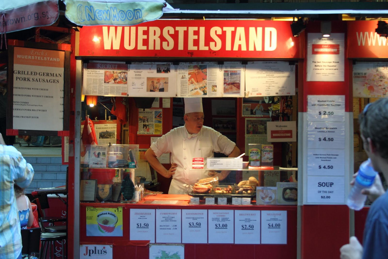 Erich's Wuerstelstand, Chinatown, Singapore: German Imbiss at Suntec ...