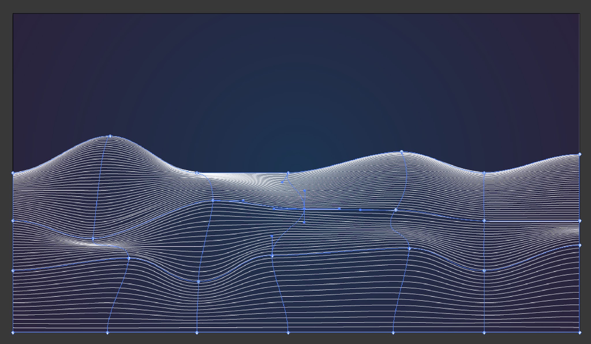 Create Dynamic Line Wave Effect in Adobe Illustrator Tutorial