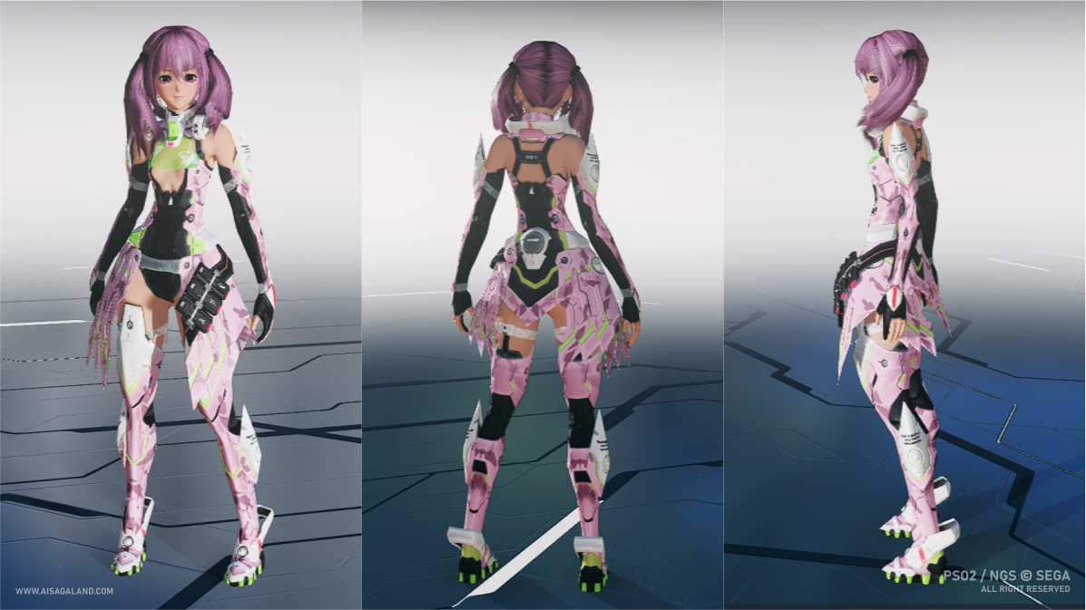 PSO2 NGS Character Creation - Custom #1 - Aisaga Land