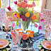 Floral With Citrus Spring Table | Life and Linda