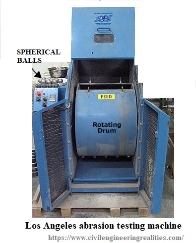 LOS ANGELES ABRASION TEST ON AGGREGATES