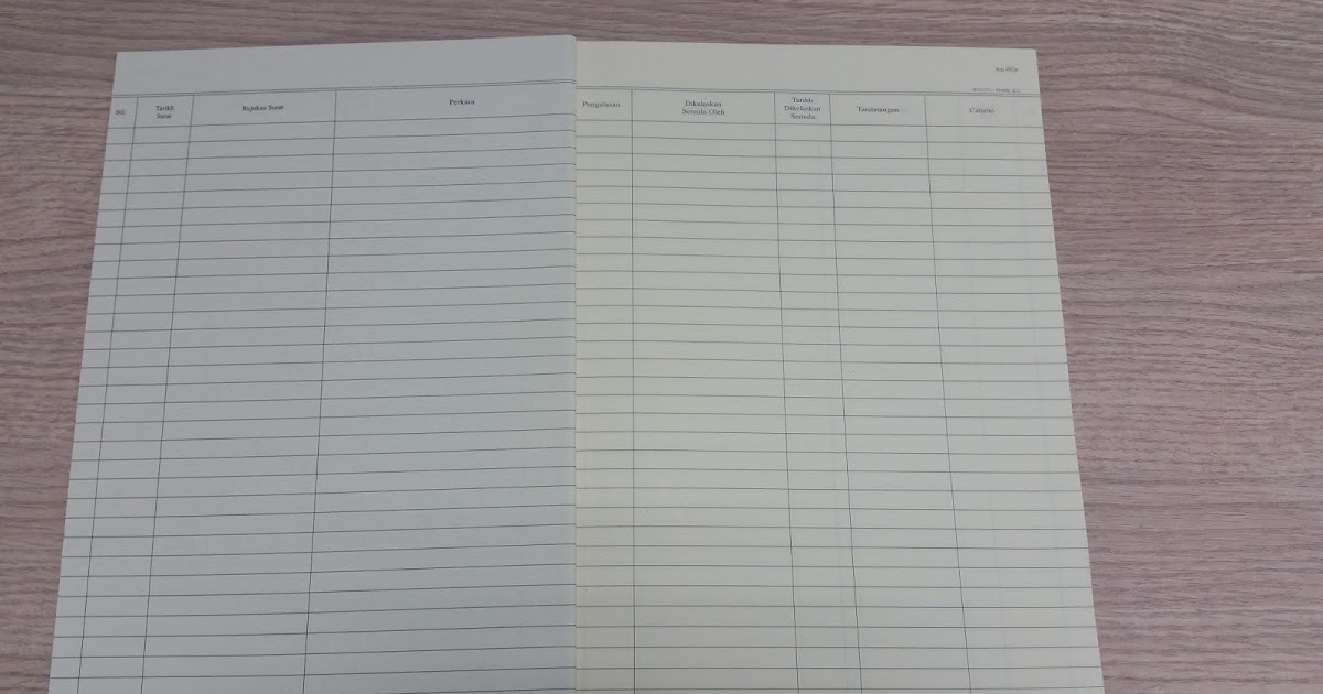 Buku Daftar Am 492 - NorahrtWyatt