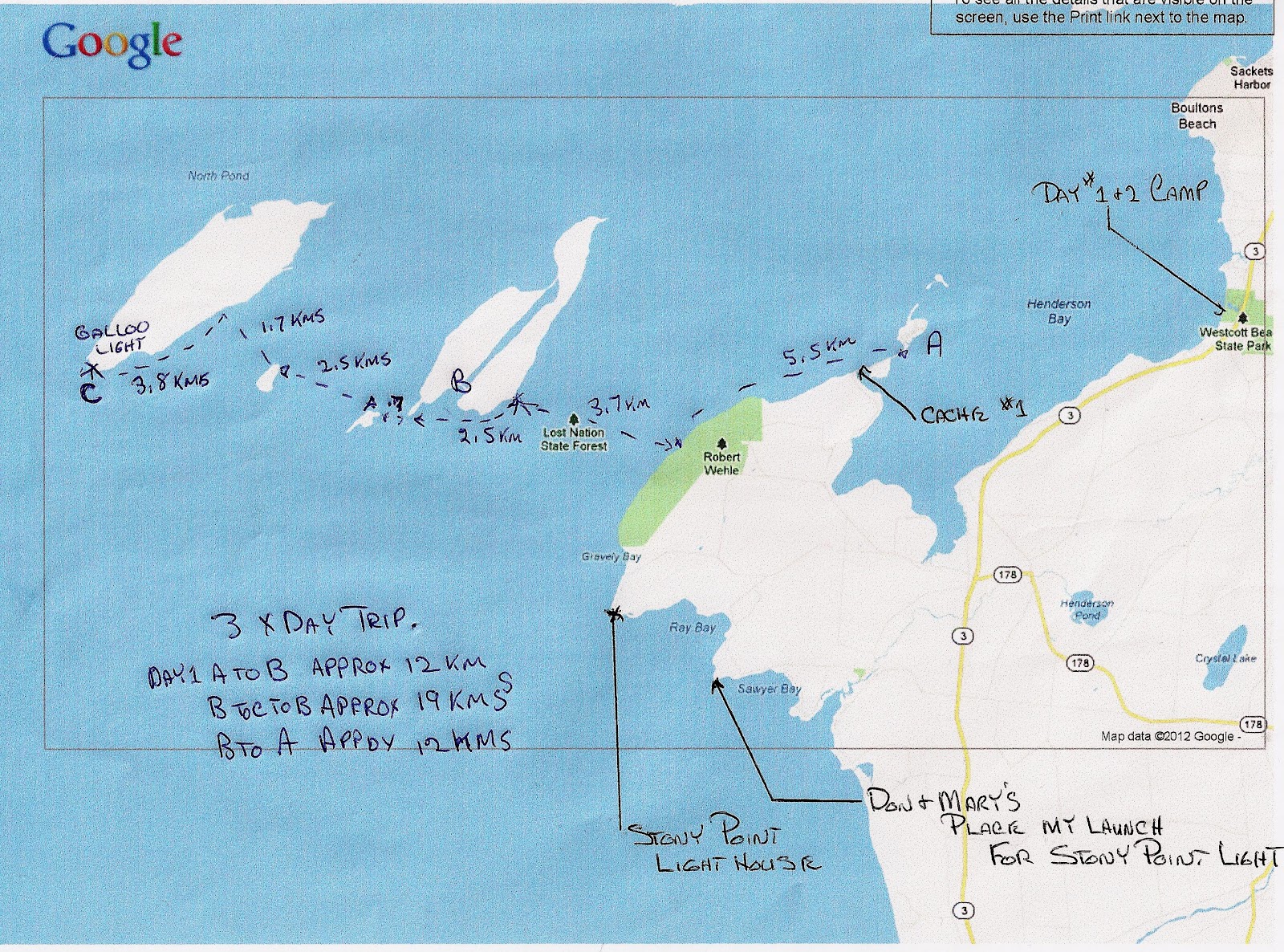 20 Years To Enlightenment: 25 - 29 June, 2012 The South Shore Lake Ontario