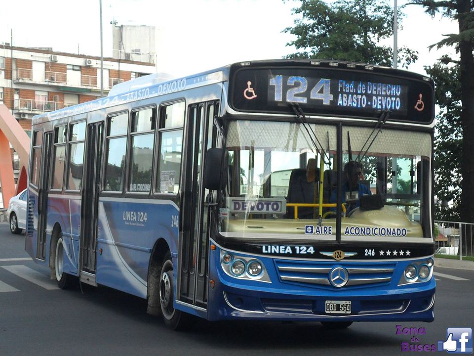 Colectibus - Zona de Buses: LINEA 124