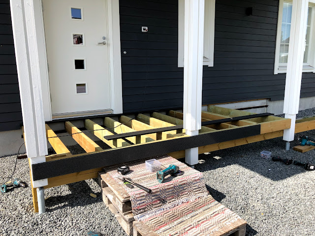 Uusi koti Unelmista toteutukseen: Terassin rakentaminen osa 2: rungon ...