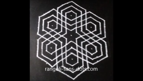 South Indian rangoli designs for Diwali