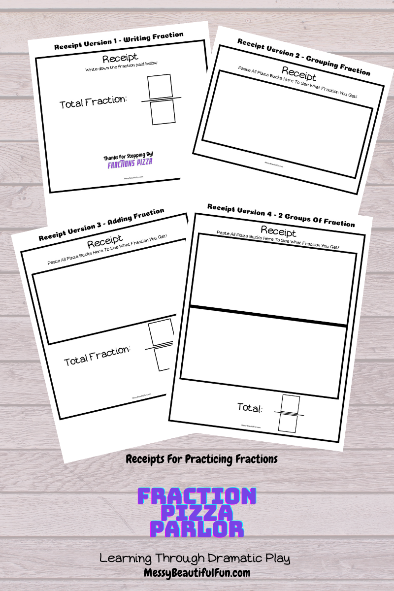 Messy, Beautiful, Fun: Fractions Pizza Parlor A fun Way To Teach Fractions!