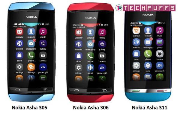 TeCh Cop: Nokia Launched Cheap Touch-screen Phone Models : Asha 305 ...