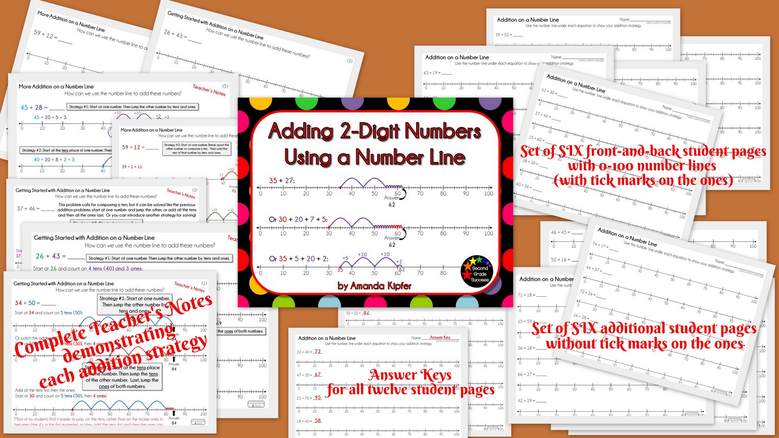Second Grade Success: Five for Friday Success: Adding 2-Digit Numbers!
