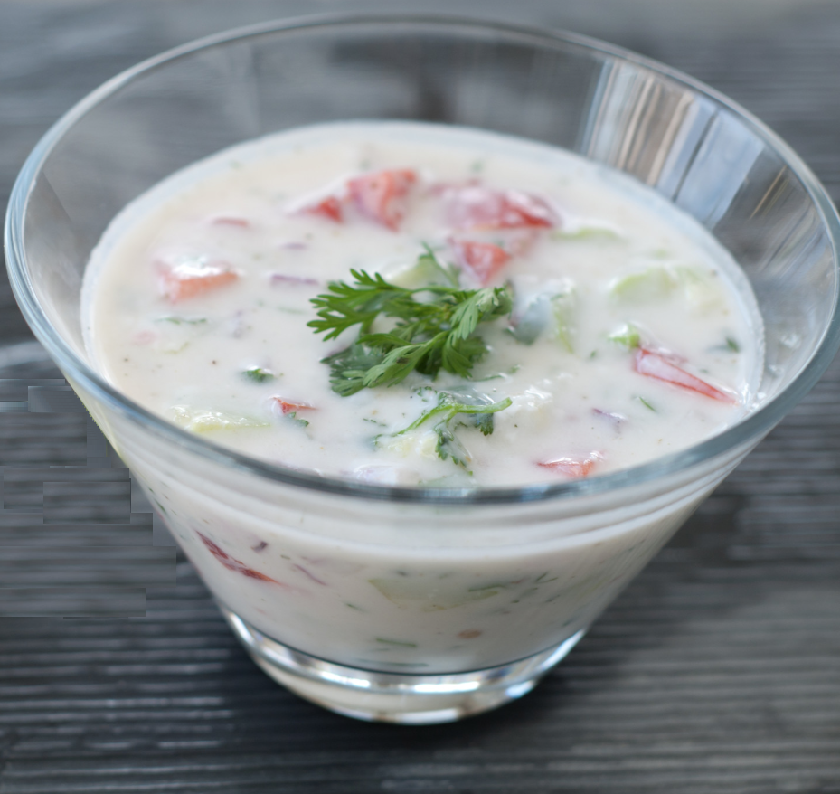 Easy Raita (Yoghurt side / Dip)