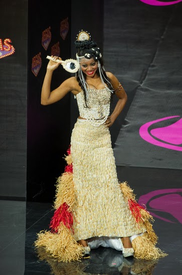 Encyclopédie de la mode gabonaise: Jennifer Ondo Miss à Universe 2013