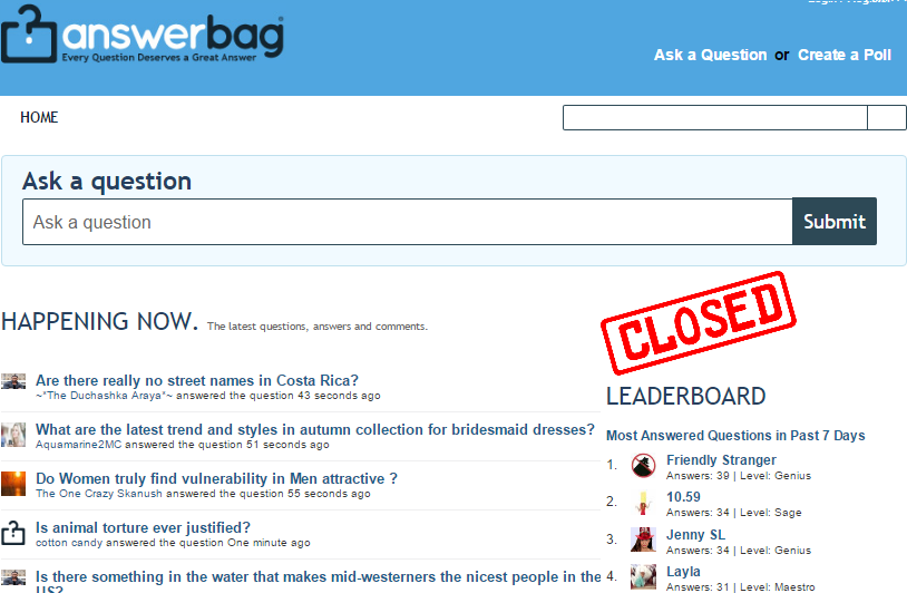 Have you ever used AnswerBag (AB) before? - I've Solved