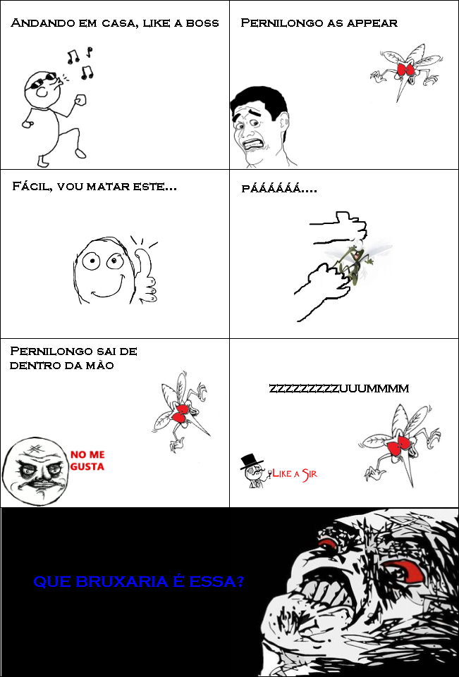 Like a Sir: Pernilongos ninjas