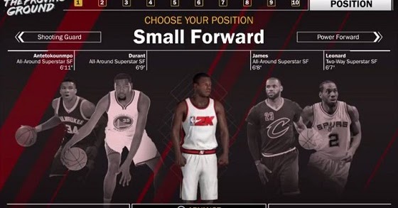 NBA 2K18: Small Forward Build Guide