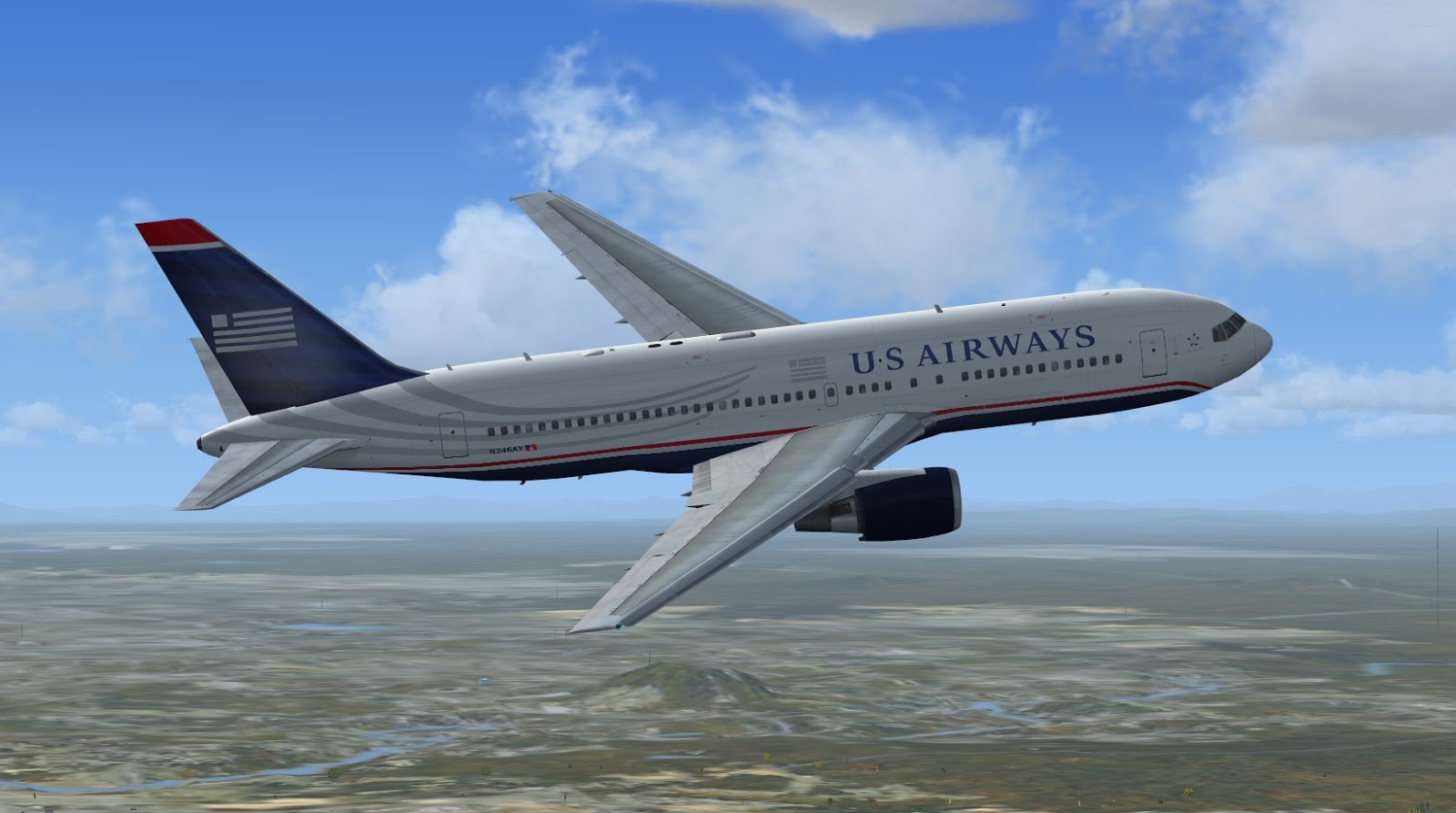 Aviação Arte: Boeing 767-200ER US Airways SS