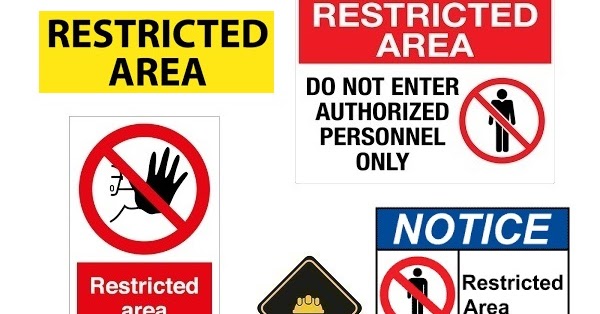 Restricted Area Signs - SafetySignsPH.com Philippines
