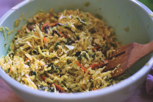 abhaya: What She Ate >> Indian Slaw