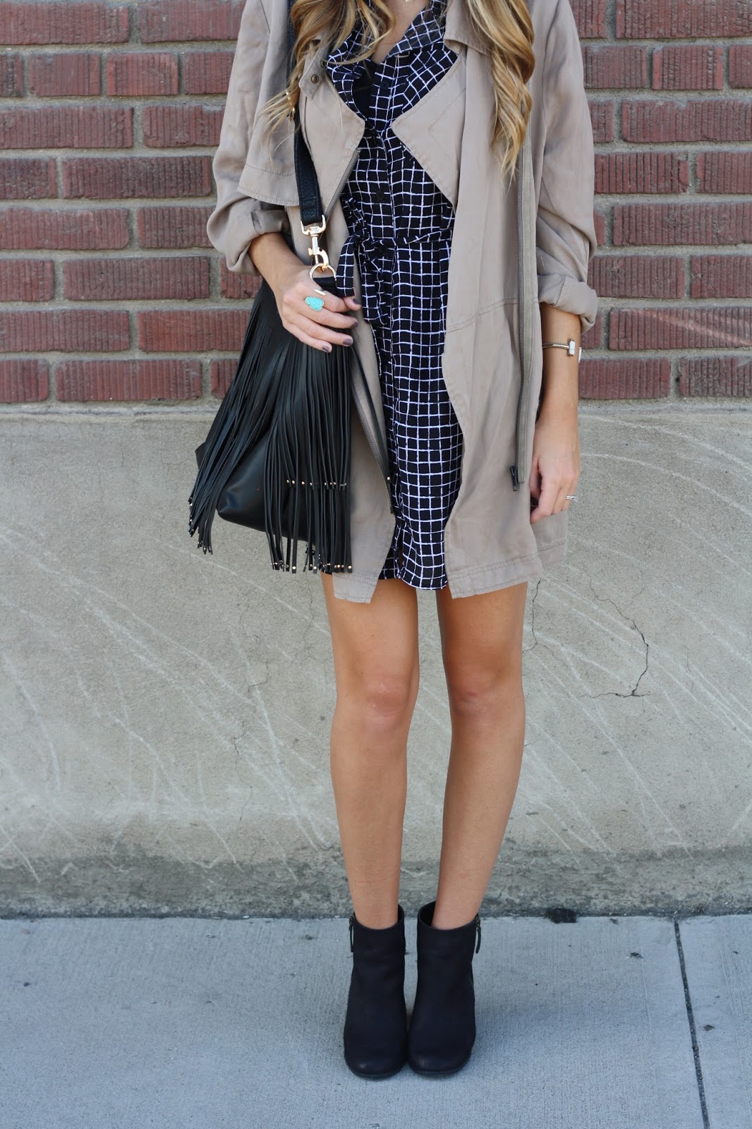 Checkered Dress: Look 2 - Weekend - Twenties Girl Style