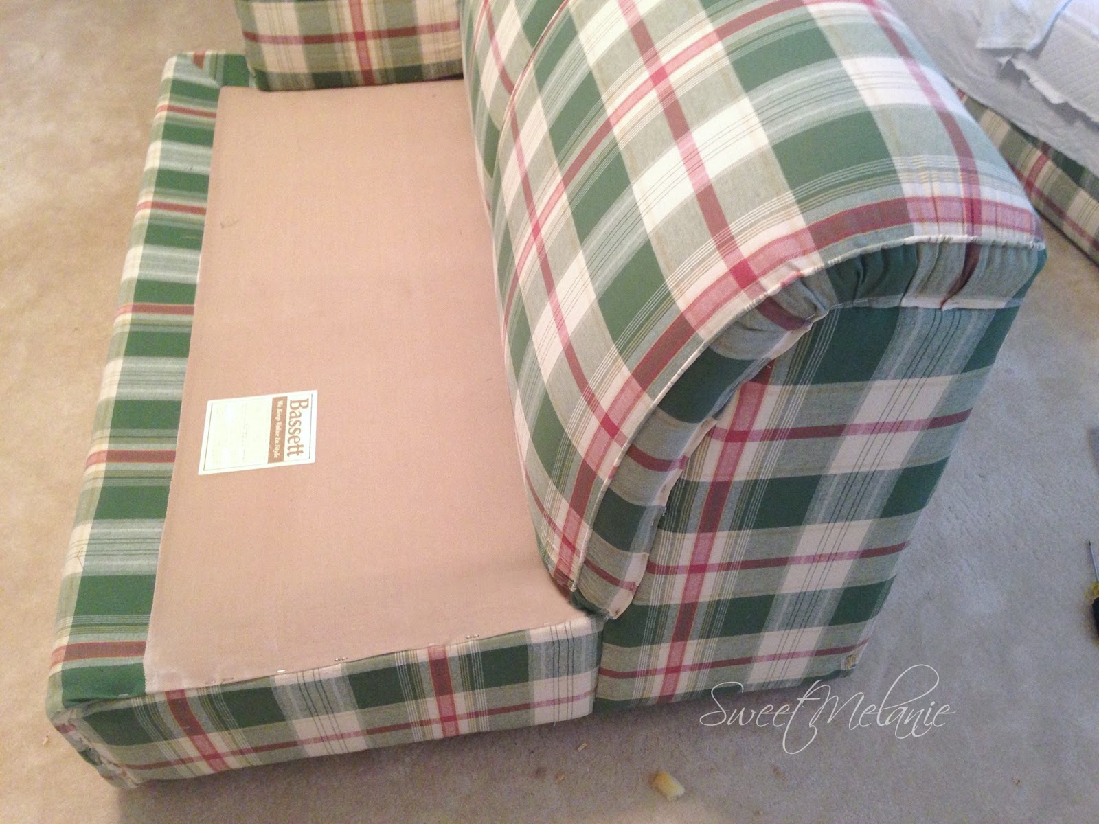 ~Sweet Melanie~: How I cut down my Sectional Sofa