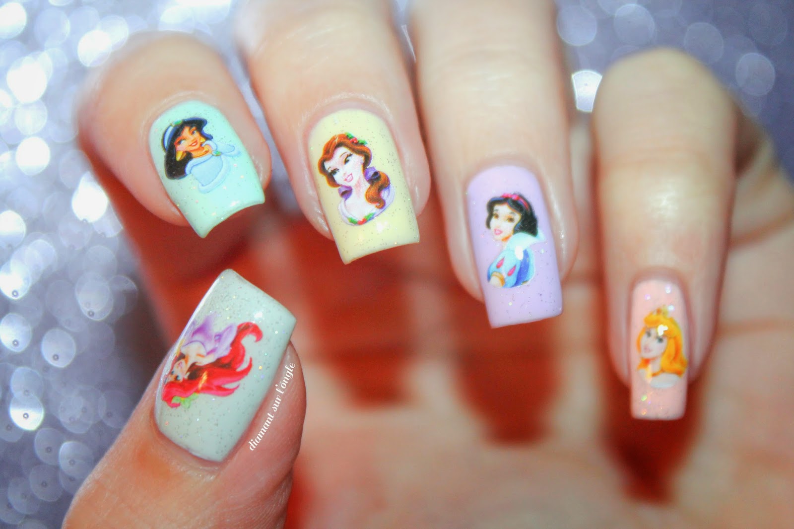 diamant sur l'ongle: ♔ Un joyeux Disney'versaire pour Un Jour Au Paradis