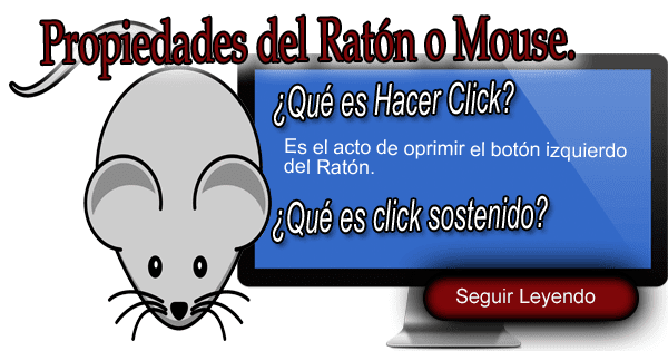 El ratón o mouse de la computadora