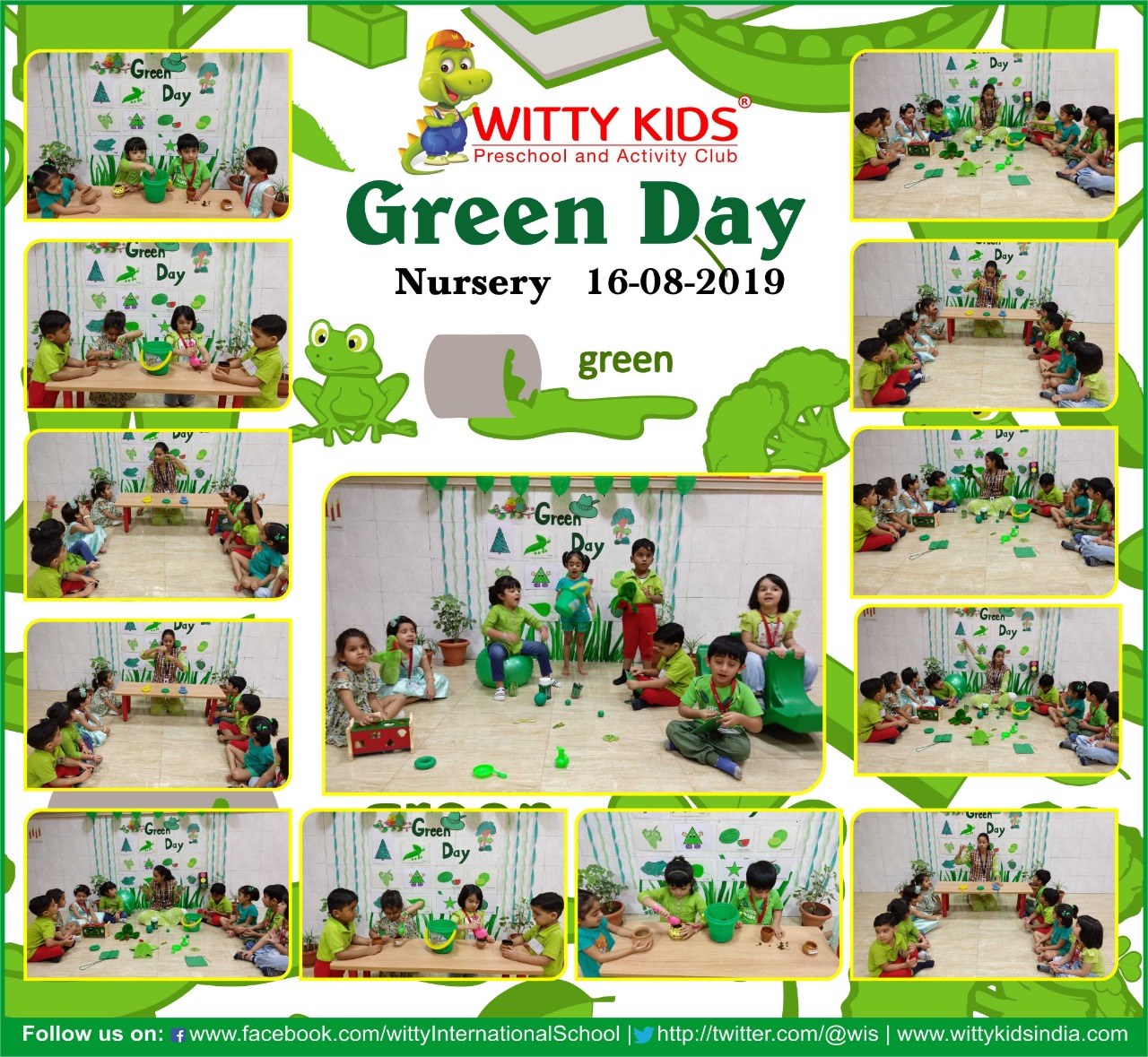 On the top of the World...: Green Day celebration at WIS, Udaipur