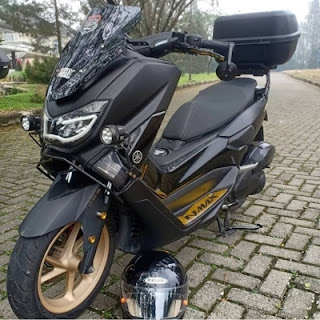 Modifikasi Nmax Hitam, Putih dan Abu Abu Terbaru 2020 - Dudungmaman07