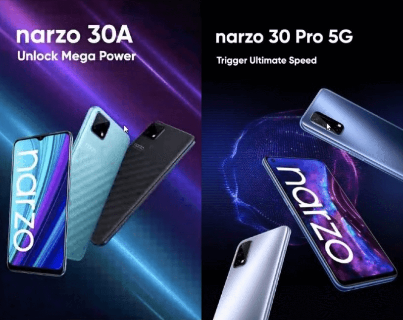 realme narzo 30A with 6,000mAh battery and narzo 30 Pro 5G with 120Hz ...