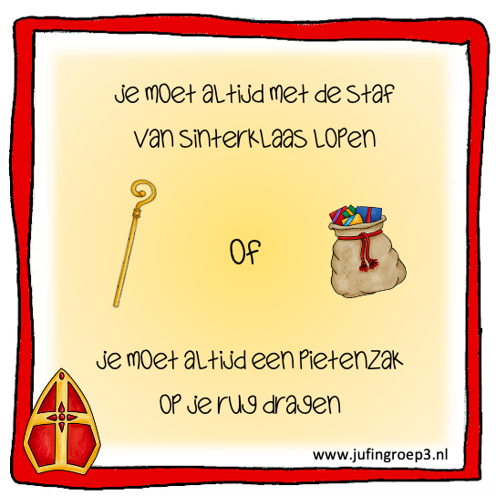 Juf in groep 3: Dilemma's voor kinderen | Thema SINTERKLAAS
