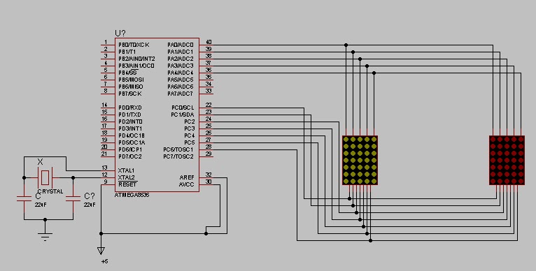 keyur's way: Creating Characters on Dot matrix display (Proteus Simulation)