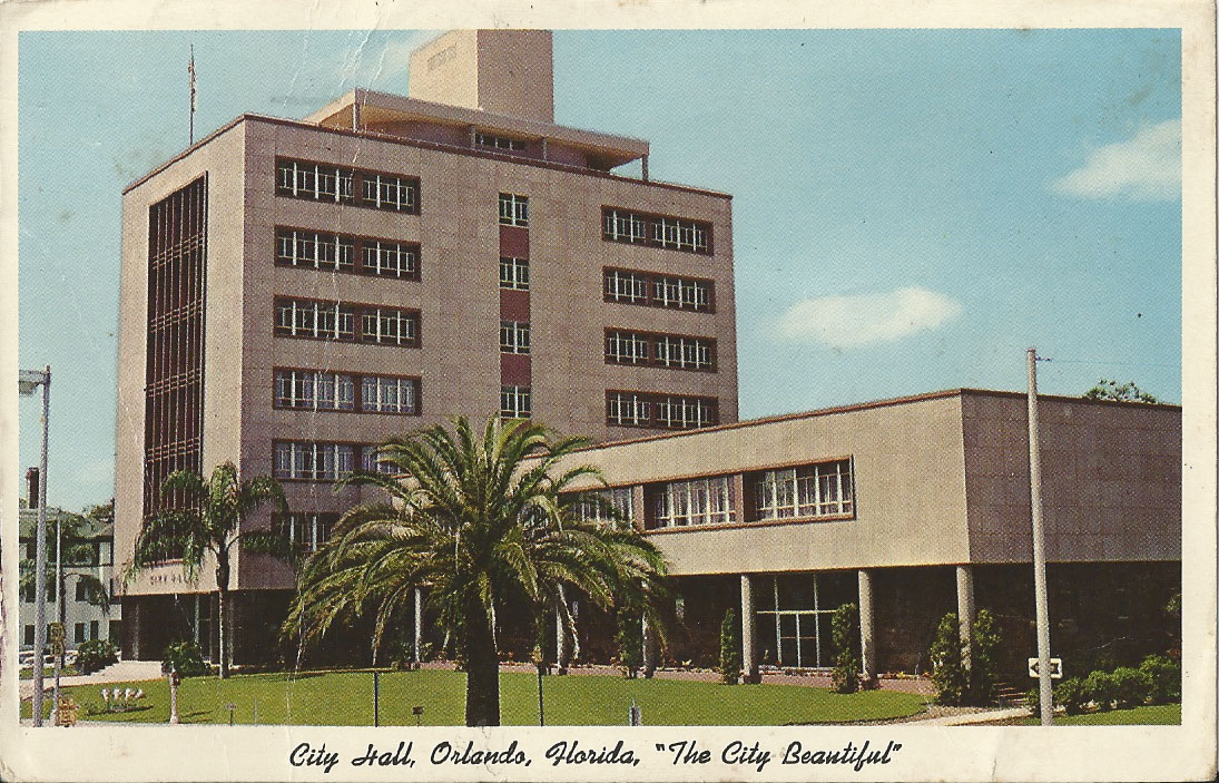 Postcard Messages from the Past: City Hall, Orlando, FL “The City ...