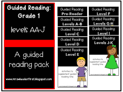 Mrs. Wheeler's First Grade Tidbits: Guided Reading