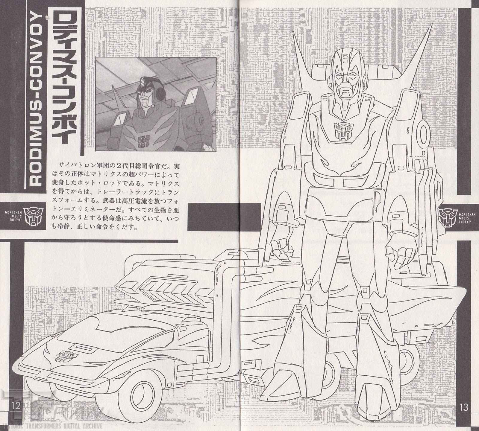 Transformers The Movie Special Data Book