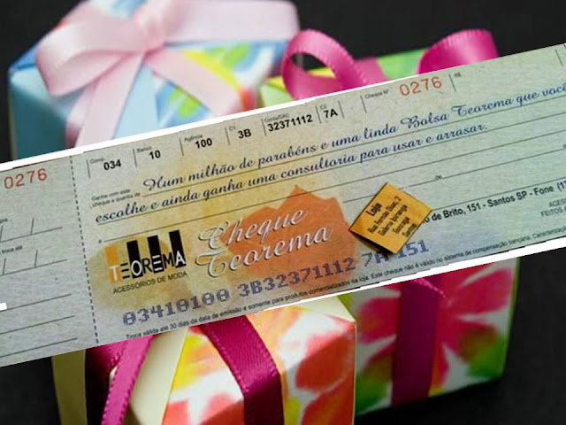 TEOR • acessórios de moda: Cheque Presente Natal