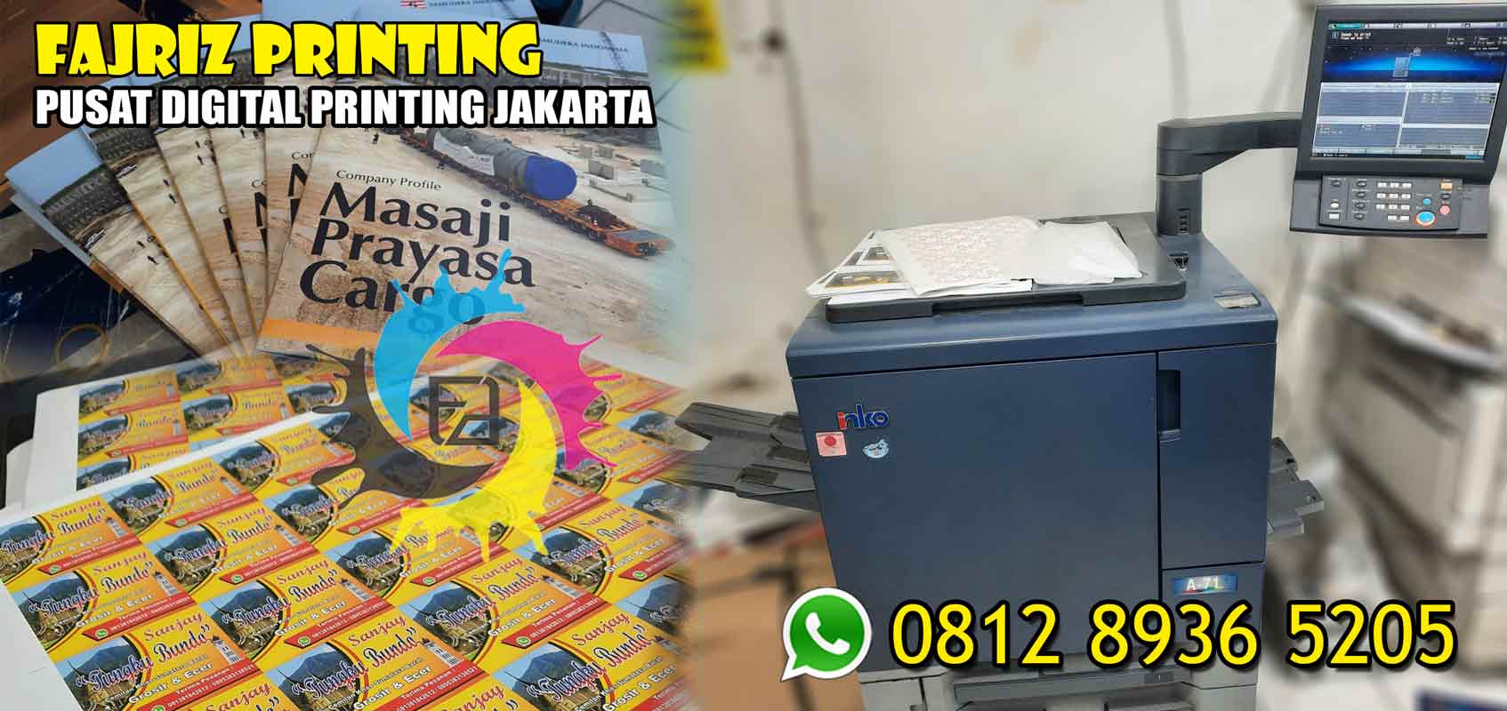 TEMPAT PRINT WARNA DAN HITAM PUTIH JAKARTA PUSAT | 24 JAM - Fajriz Printing