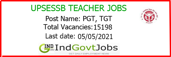 UPSESSB Recruitment 2021 Online Apply | 15198 Teacher Vacancies | Last ...