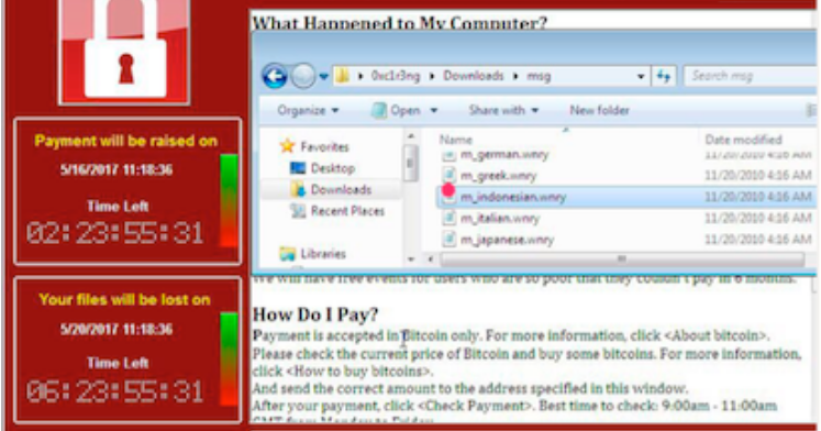 Serangan Malware Ransomware Wannacrypt