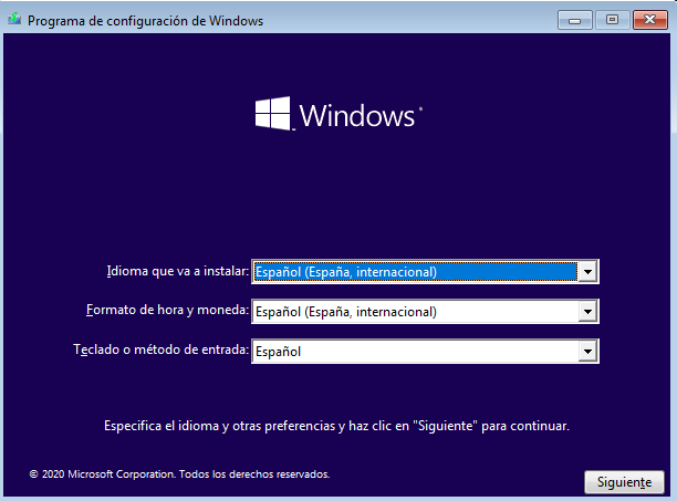 Cómo instalar y configurar Windows 10